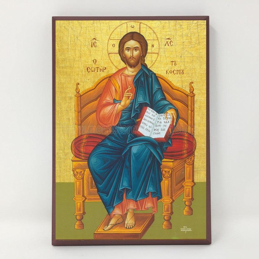 Christ Enthroned the Saviour Icon | Christ le sauveur - Icône ...